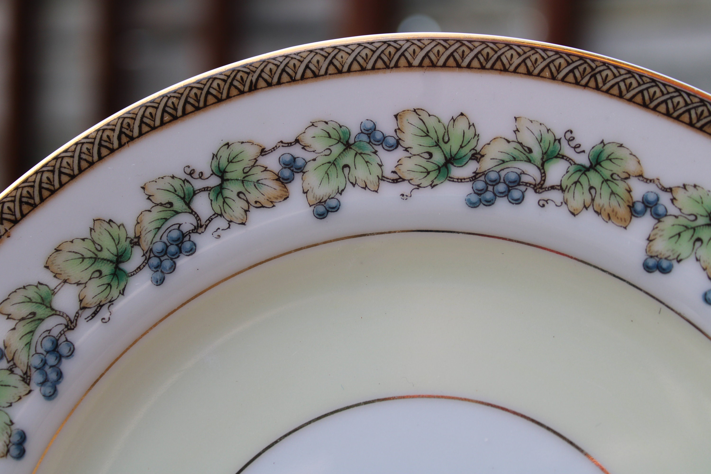 Fuji Occupied Japan Seven Dinner Plates 1945 to 1952 Fuji | Etsy