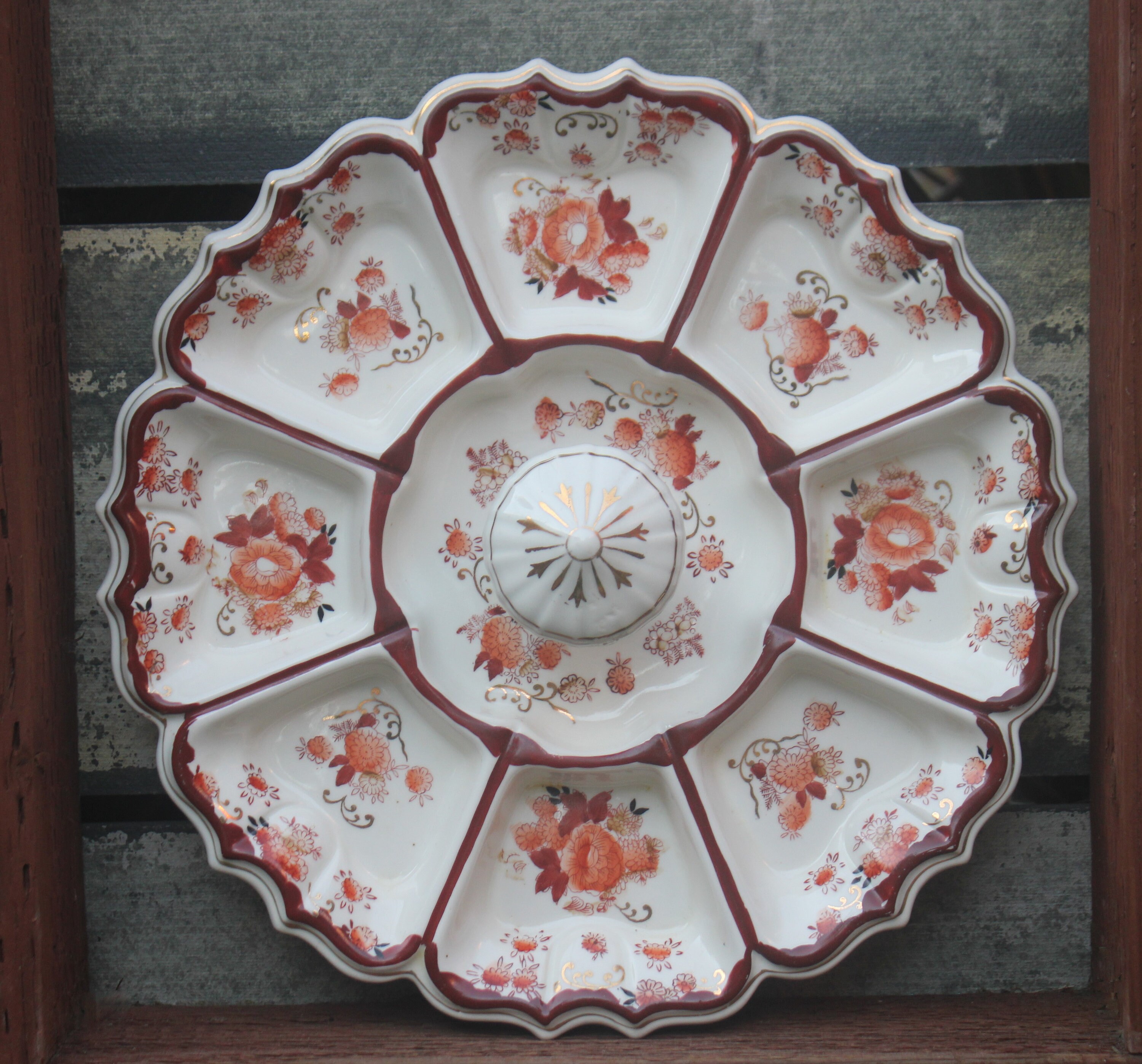Vintage Japanese Divided Platter 9 Section Plate Large - Etsy