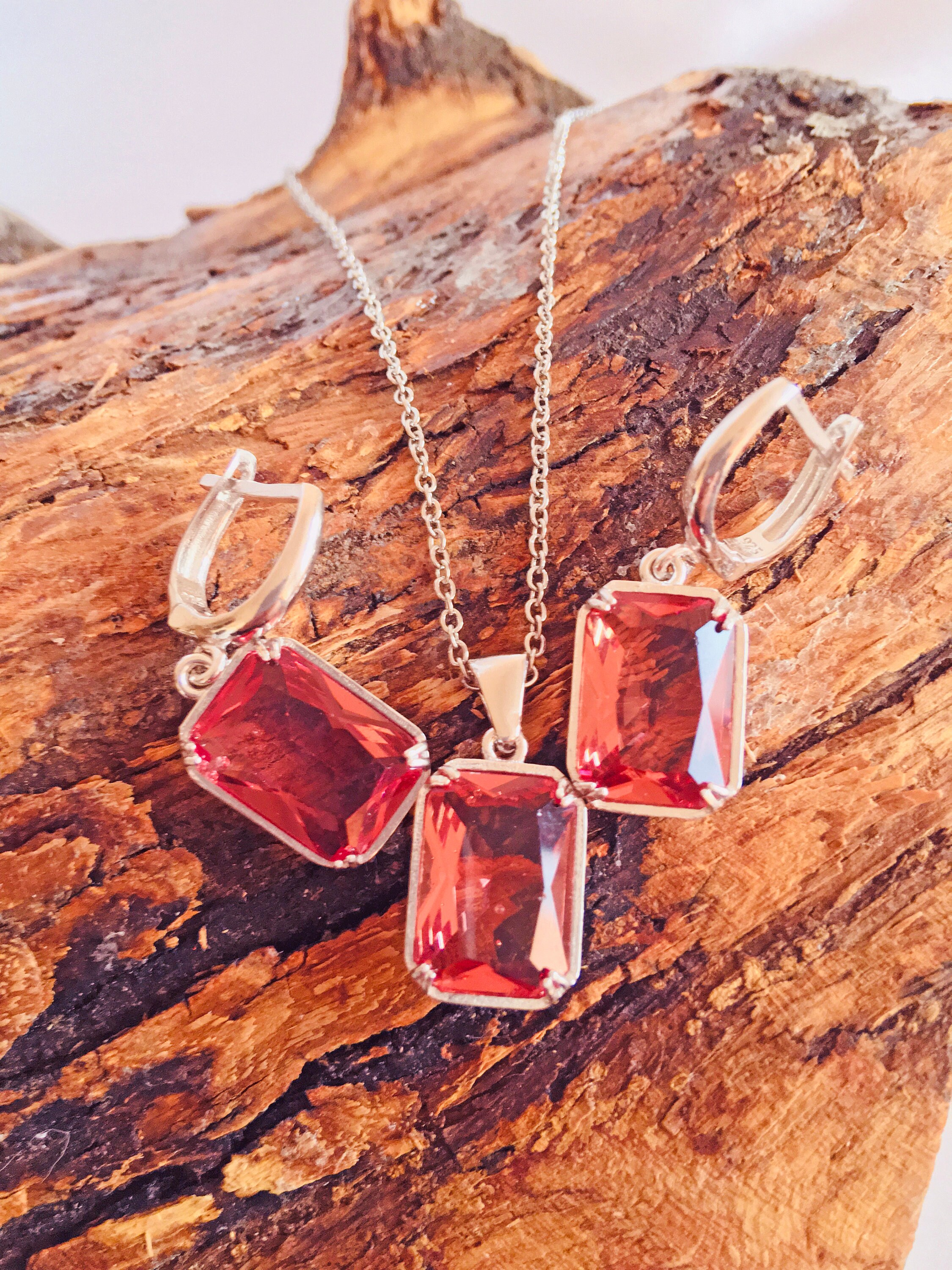 Zultanite Color Change Jewelry Set-turkish Handmade Zultanite Necklace ...