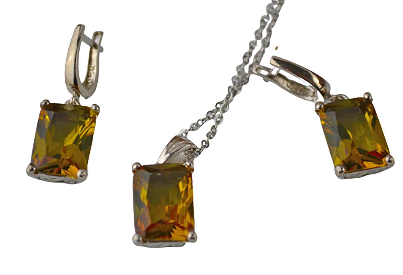 Zultanite Color Change Jewelry Set-turkish Handmade Zultanite Necklace ...