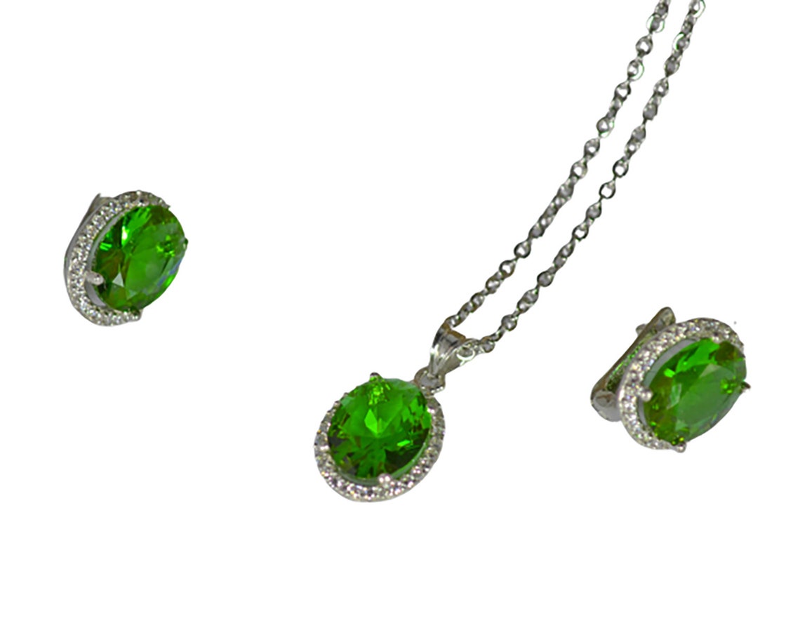 Zultanite Color Change Jewelry Set-turkish Handmade Zultanite Necklace ...