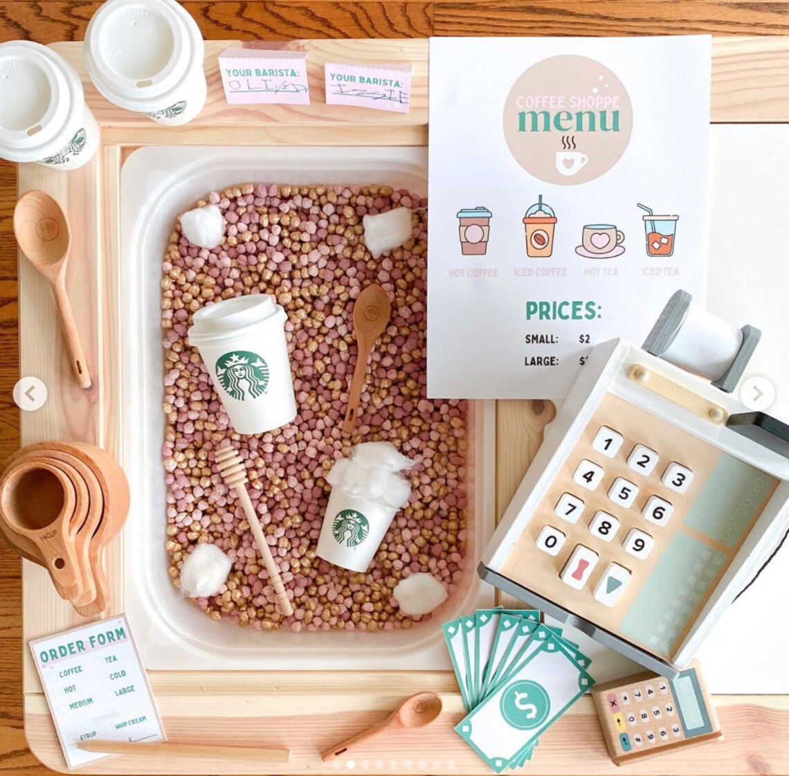 Coffee Shop Printables Pretend Play Kids Coffee Shoppe - Etsy