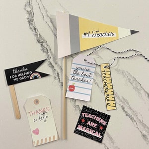 School Gifts Teacher Gift Tag Printable Teacher Appreciation Printable ...