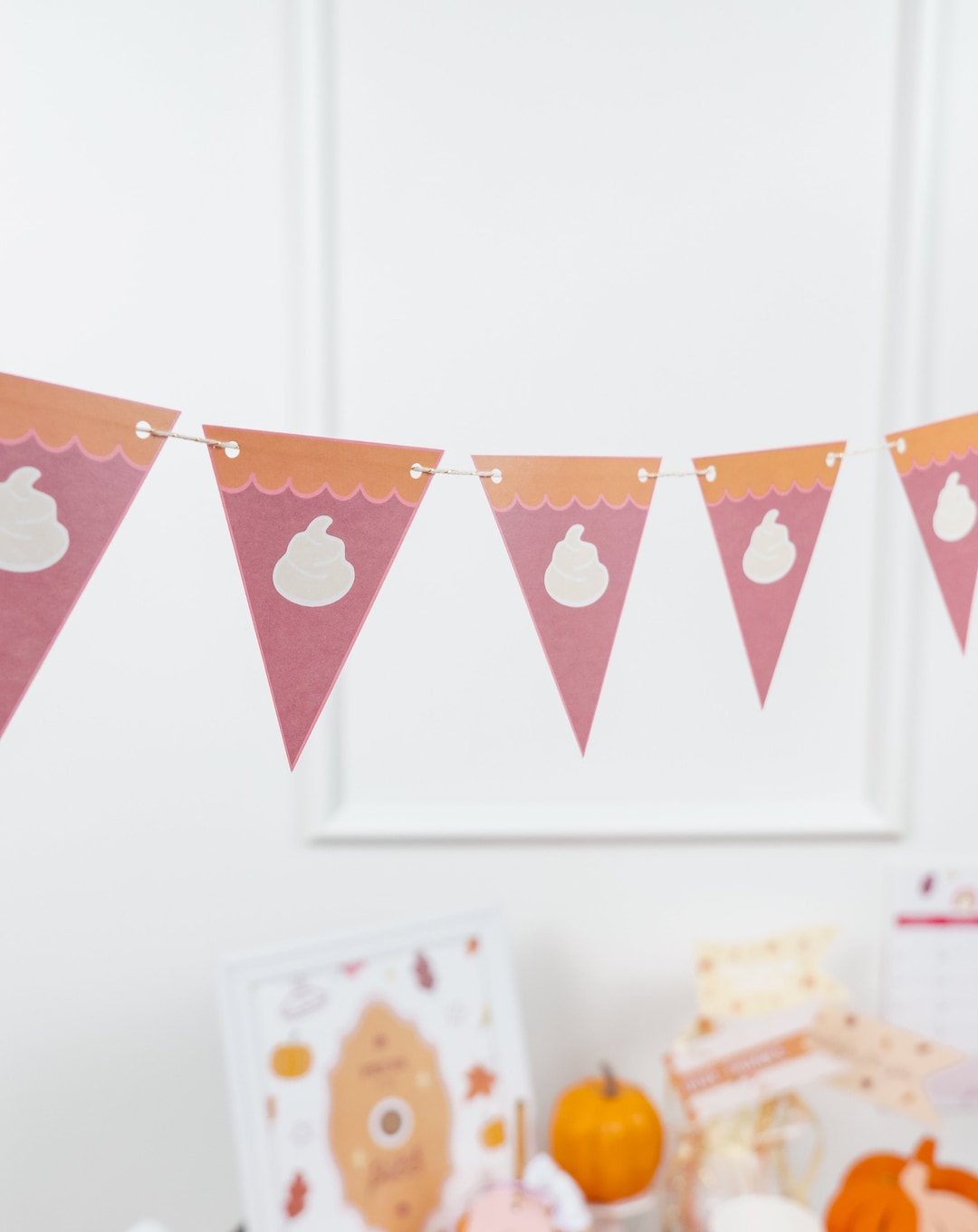 Thanksgiving Pie Banner Printable Thanksgiving Printable Sign ...