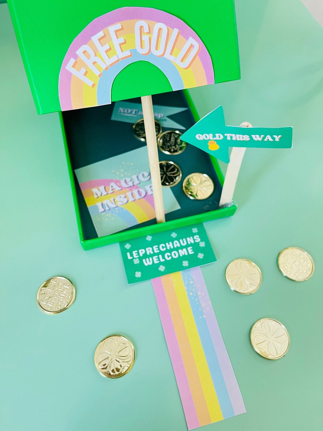 St. Patrick's Day Printable Leprechaun Trap Set | St. Patrick Trap | St ...