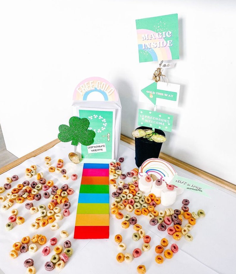 St. Patrick's Day Printable Leprechaun Trap Set St. - Etsy