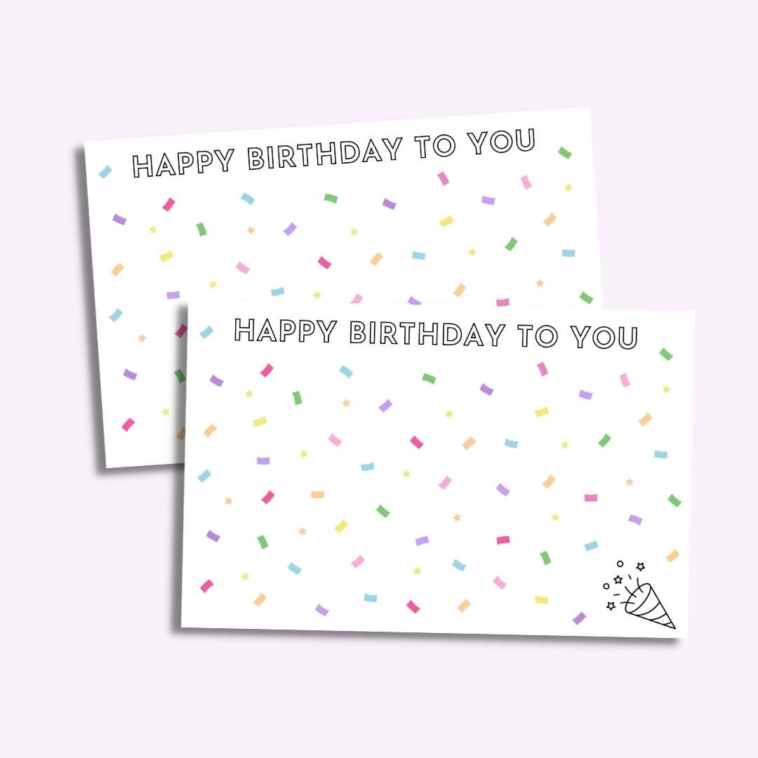 Printable Digital Instant Download Birthday Place Mat for Kids - Etsy