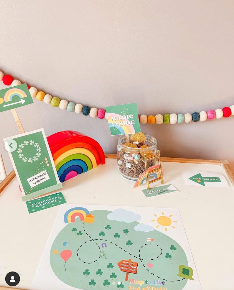 St. Patrick's Day Printable Leprechaun Trap Set St. Patrick Trap St ...