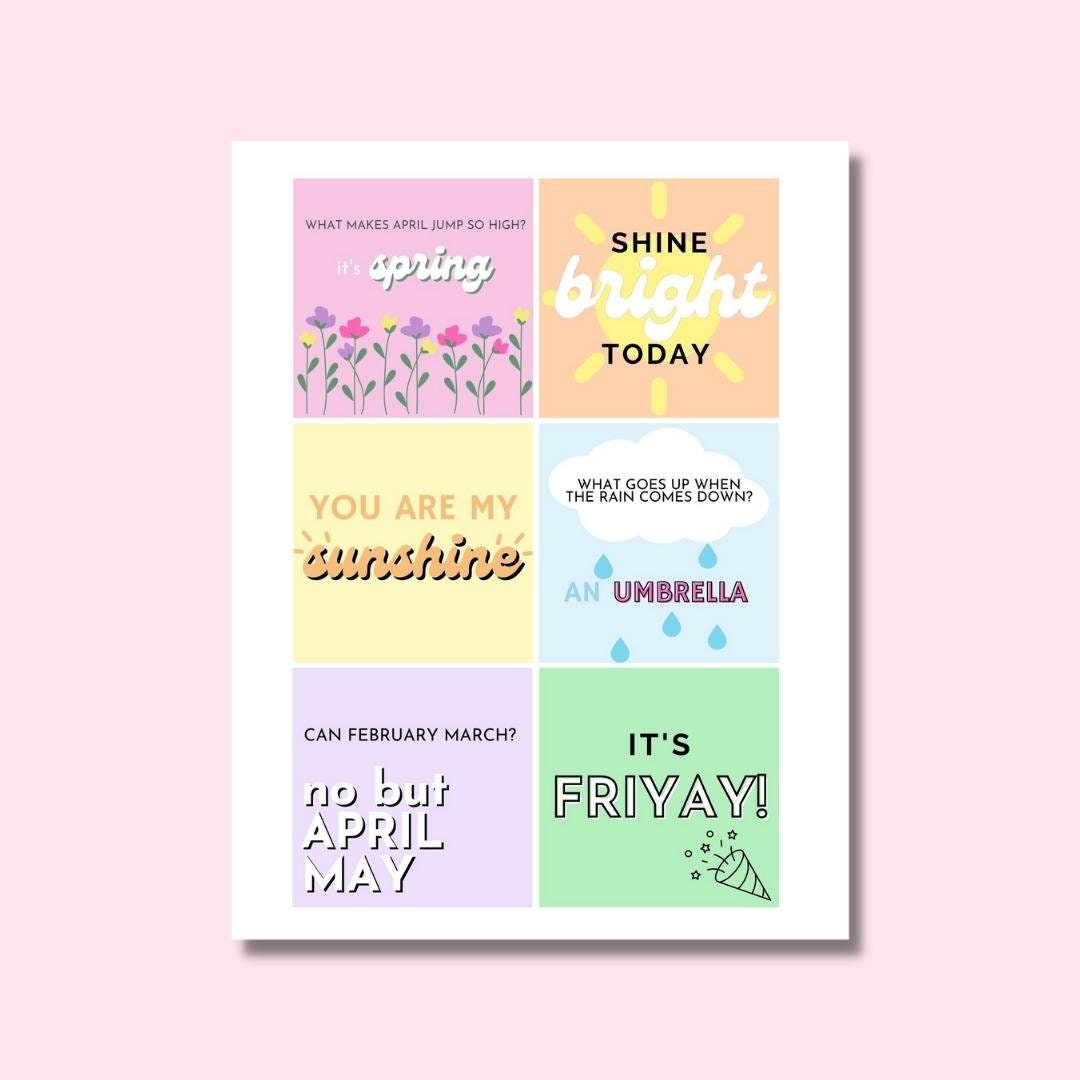 April Printable Gift Tags Printable Cards Printable Tags April Cards ...