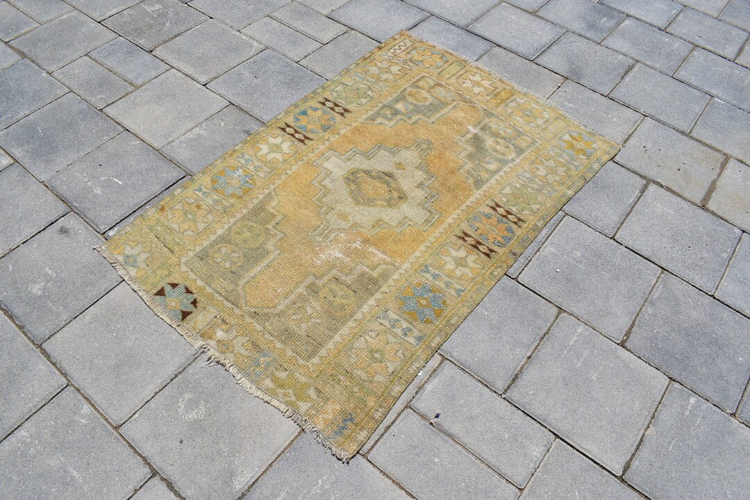 2x4 SMALL Runner,turkish 2X4 Rug,turkey Small Green Runners,hallway Rug ...
