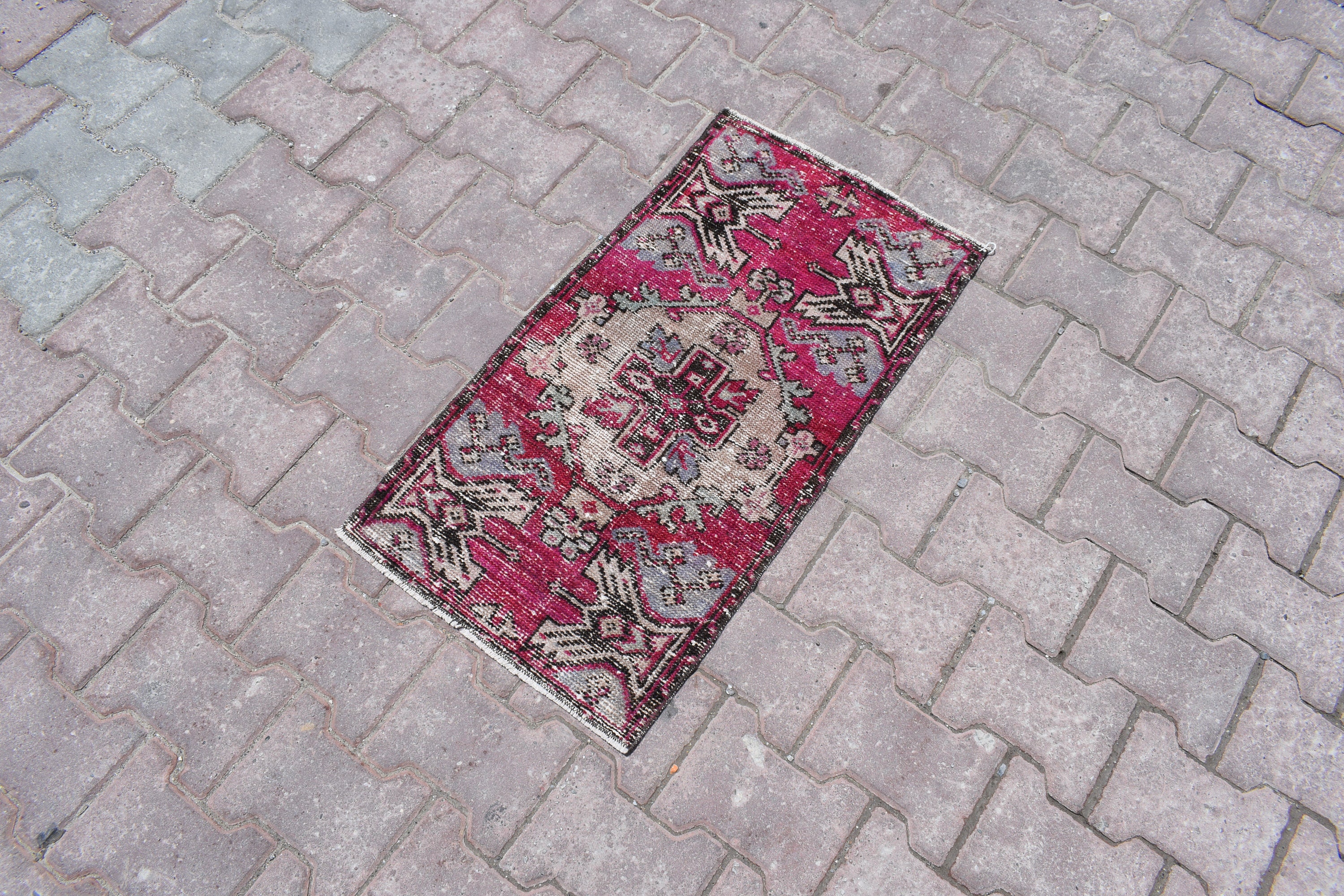 HANDMADE Doormate,small Turkish Rug,bath Doormate,pink Doormate,turkey ...