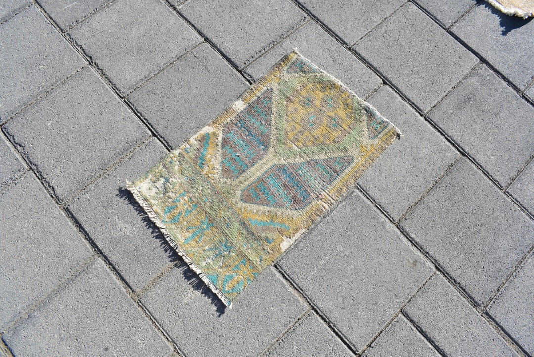 1X2 ANATOLIAN DOORMATE, Turkish Rug,bath Rug,boho Rug,front of Doormate ...