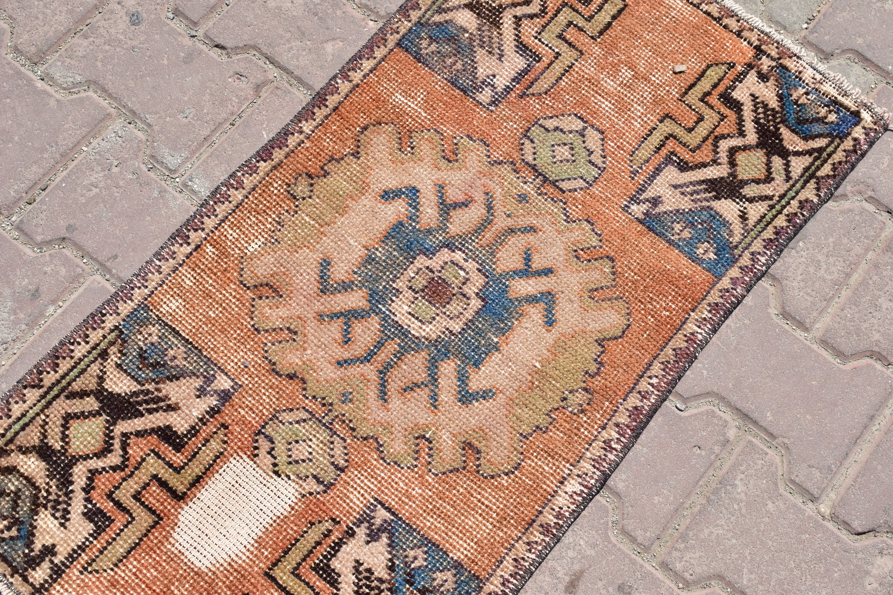 ANATOLIAN Doormate,small Turkish Rug,bath Rug,boho Rug,front of ...