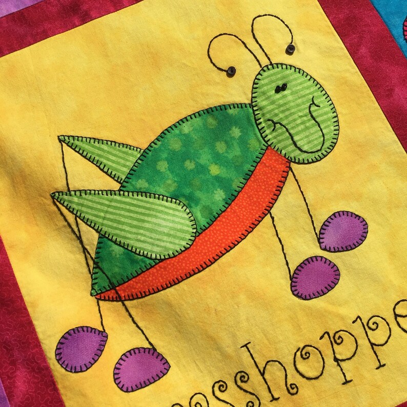 Baby Bugs Applique Quilt Pattern: Insect Lap Quilt (PDF Download) - Etsy