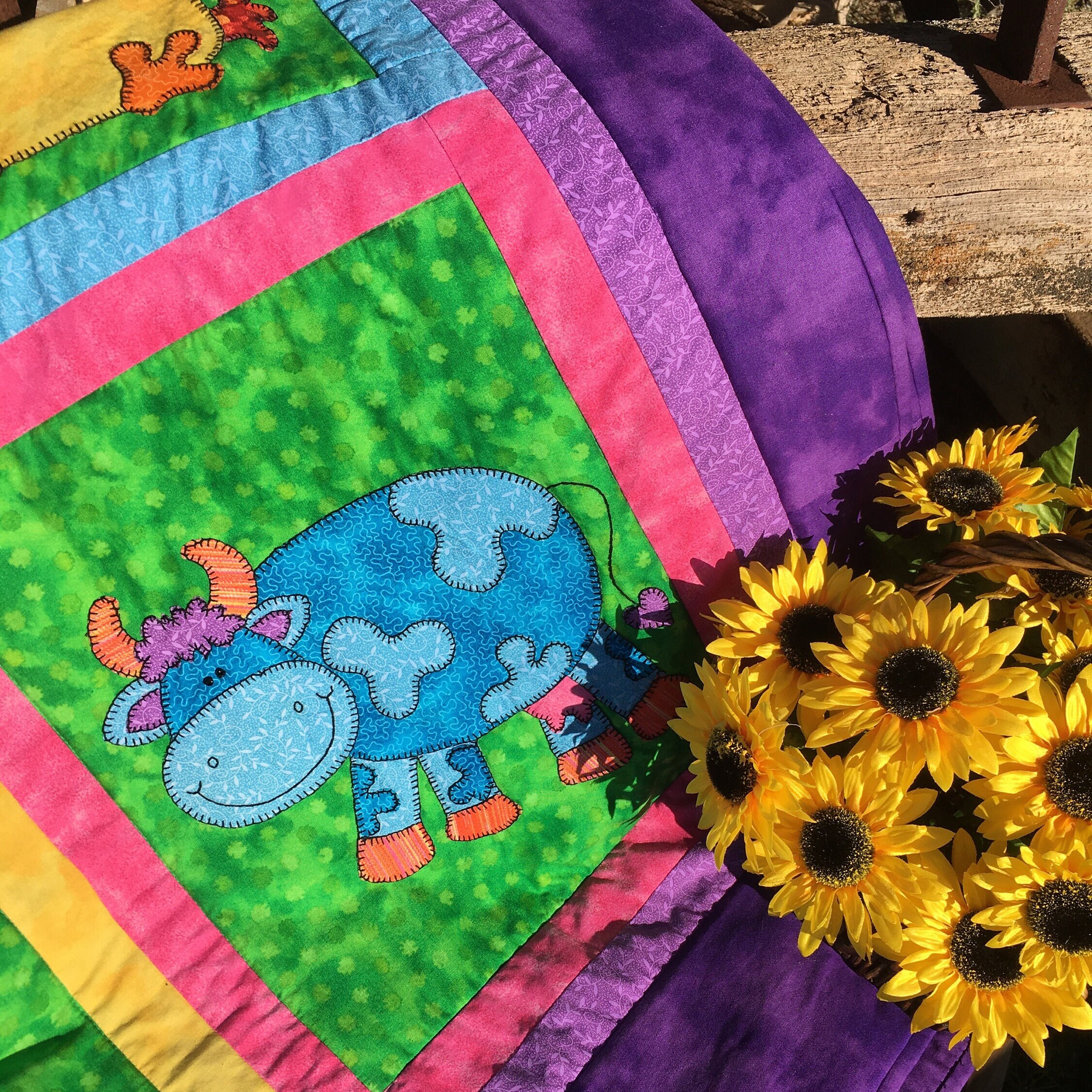 Funky Farm Applique Quilt Pattern Digital Download Pdf—beginner ...