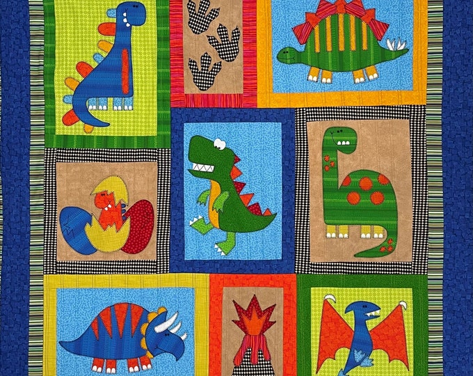 Baby Bugs Applique Quilt Pattern Instant Download PDF - Fun, Bright ...