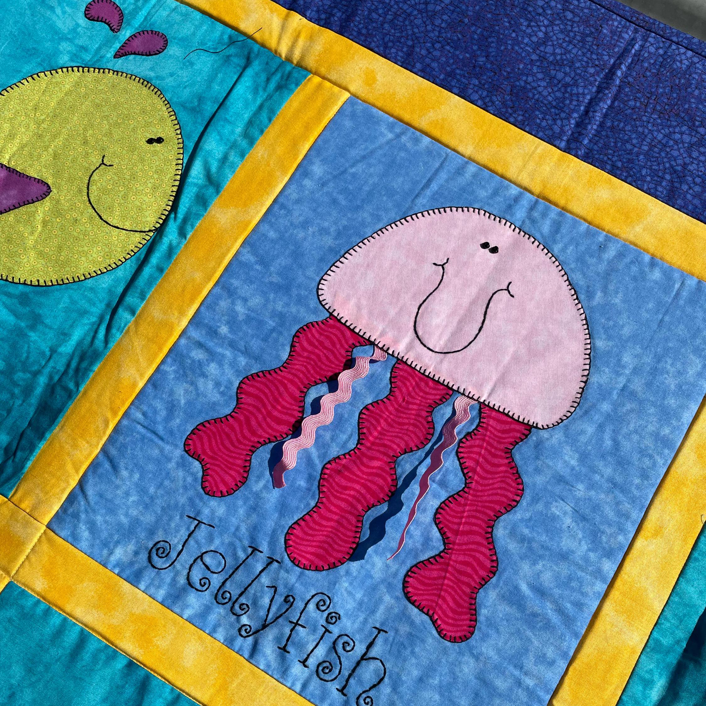 Under the Sea Applique Quilt Pattern - Instant Download Digital PDF ...
