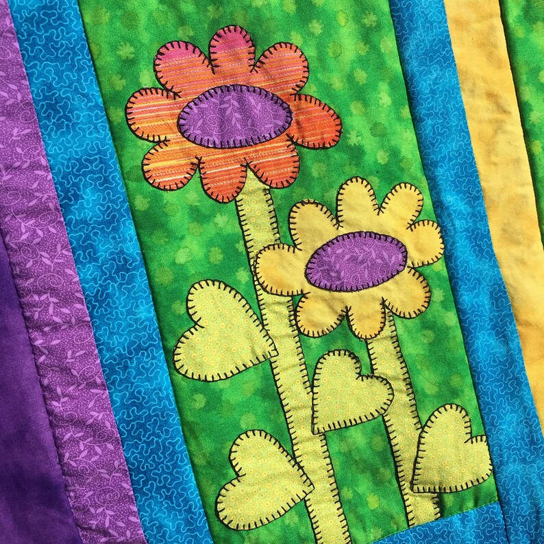 Funky Farm Quilt Pattern Instant Download PDF- Fun, Bright Applique ...