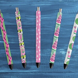 Watermelon Pen Wraps, Pen Sublimation, Pen Wraps Waterslide, Epoxy Pen ...