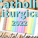 2022 Catholic Liturgical Life Digital Planner Multicolor - Etsy