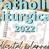 2022 Catholic Liturgical Life Digital Planner Multicolor Stripes iPad ...