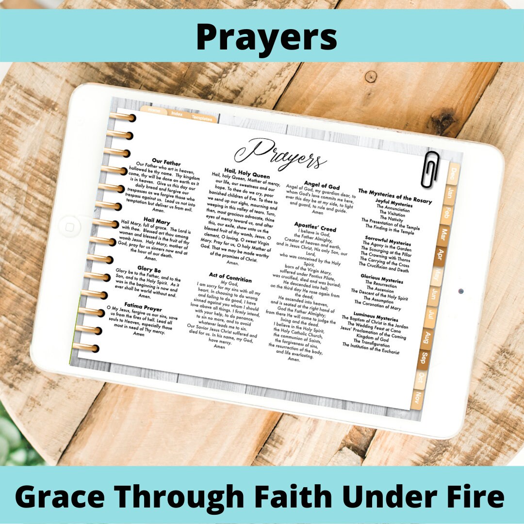 2022 Catholic Liturgical Life Digital Planner Multicolor Stripes iPad ...