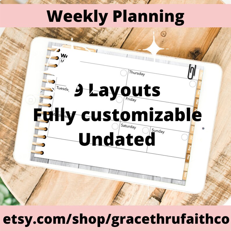 2021 Catholic Liturgical Life Digital Planner Floral Print | Etsy