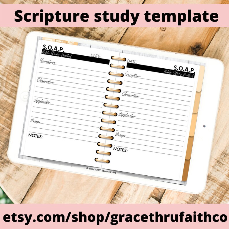 Faith Journaling Notebook Digital Notebook Goodnotes Planning Traveler ...