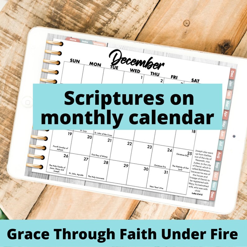 2022 Catholic Liturgical Life Digital Planner Boho Rainbow iPad Planner ...