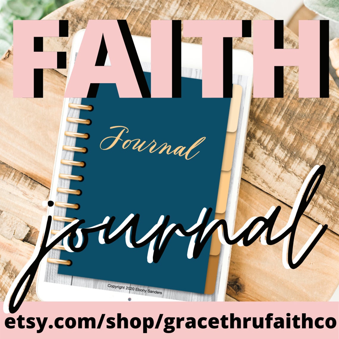 Faith Journaling Notebook Digital Notebook Goodnotes Planning Traveler ...