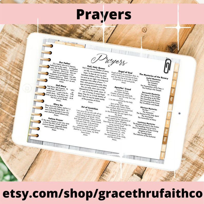 2021 Catholic Liturgical Life Digital Planner Floral Print | Etsy