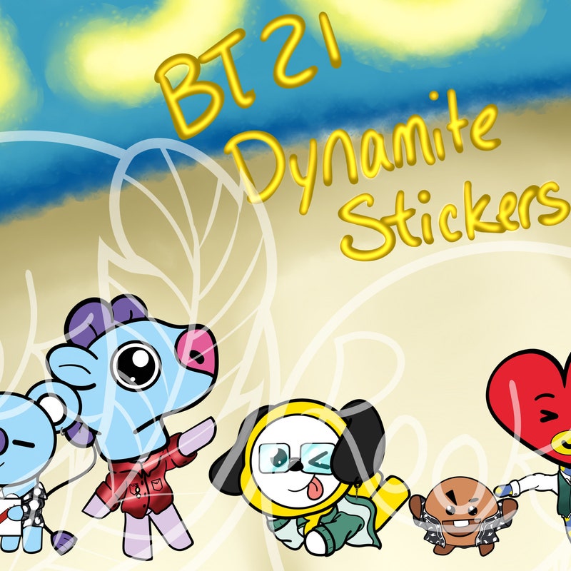 Bts Dynamite Sticker - Etsy