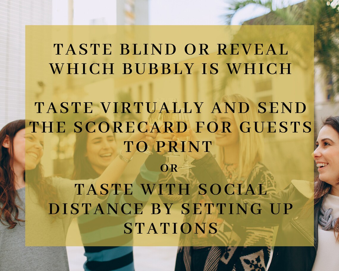 Champagne Tasting Printable, Event Hosting - Etsy