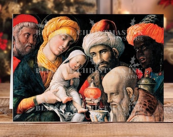 Nativity Scene Christmas Card Set, Christian Christmas Cards, Religious ...