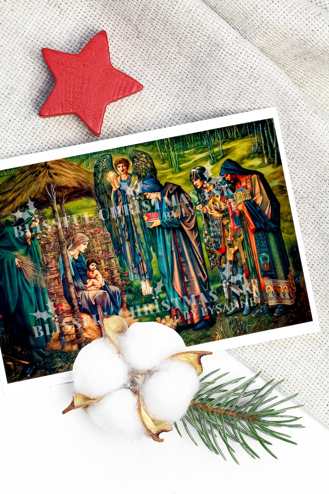 Nativity Scene Christmas Card Set, Christian Christmas Cards, Religious ...