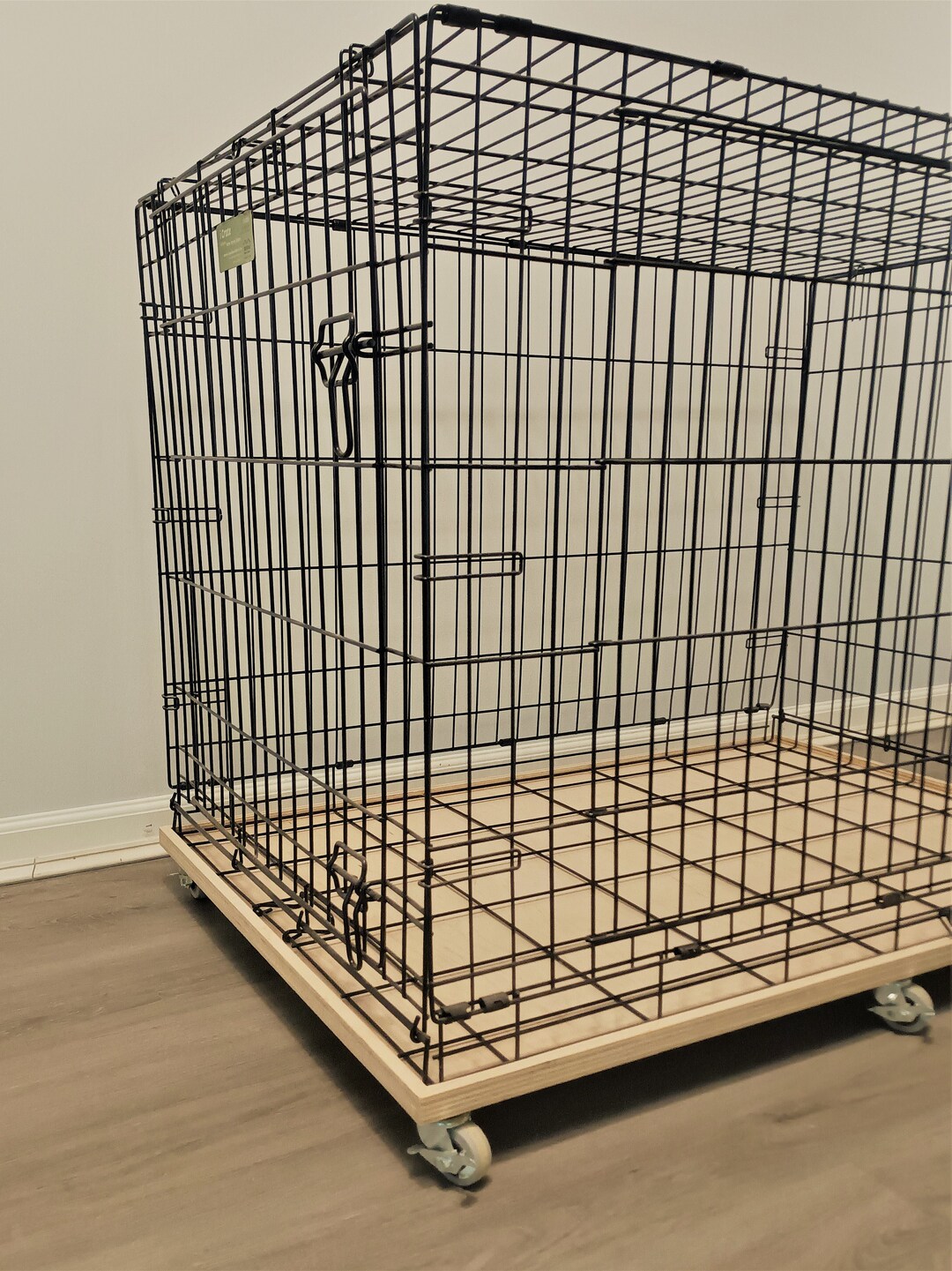 PET SAFE FINISH Dog Crate Base Dog Pet Base Crate Kennel Cage Bed House ...