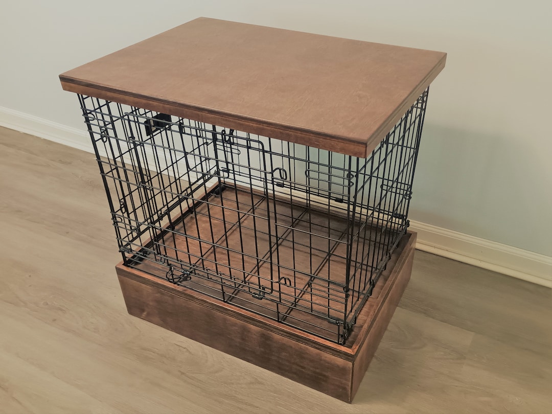 PET SAFE FINISH Dog Crate Base Dog Pet Base Crate Kennel Cage Bed House ...