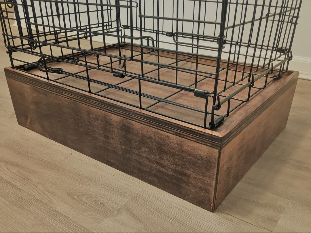 PET SAFE FINISH Dog Crate Base Dog Pet Base Crate Kennel Cage Bed House ...