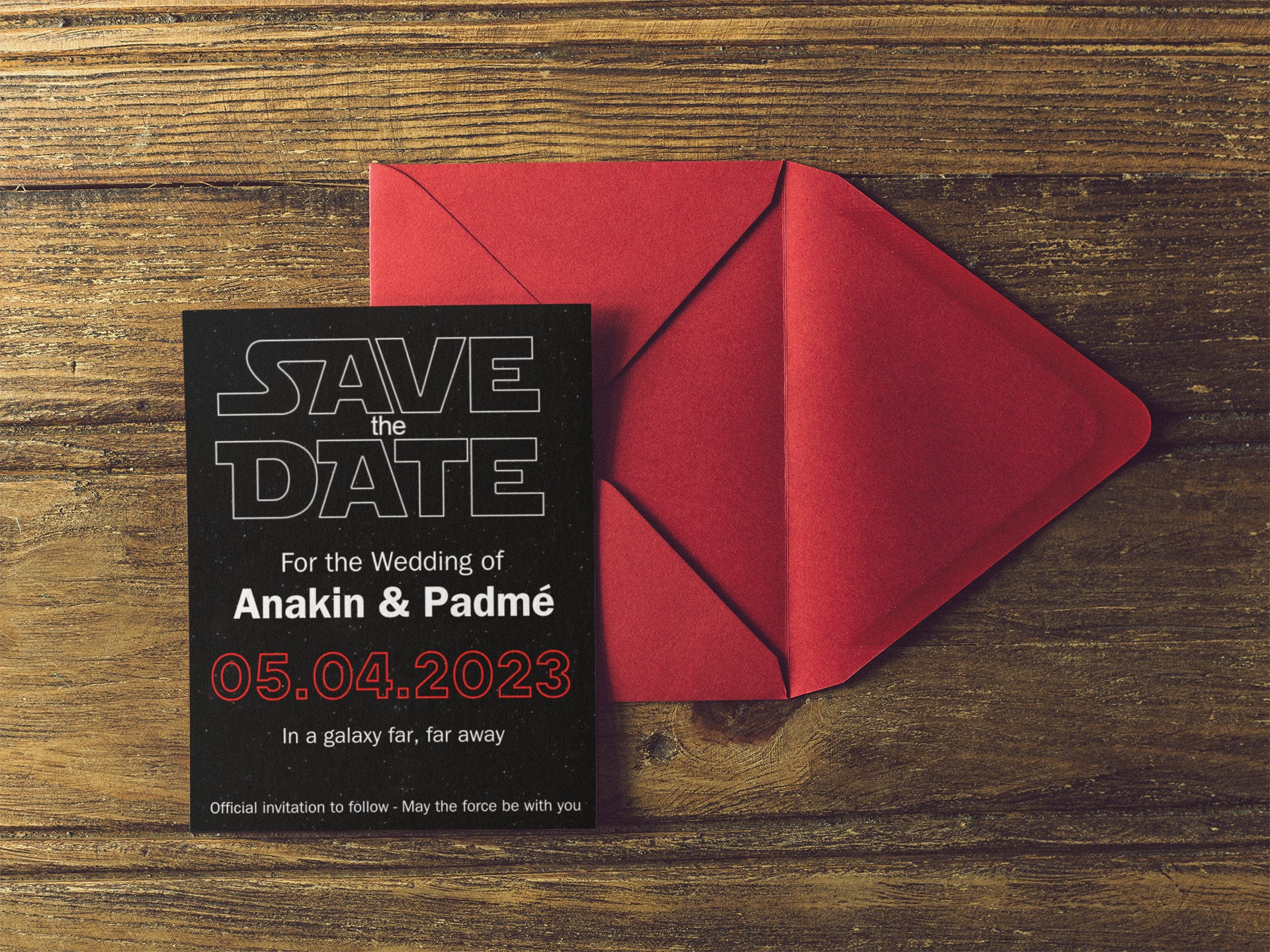 Save the Date ~ Star Wars - Etsy