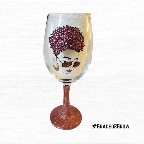 Boss Lady Wine Glass - Etsy