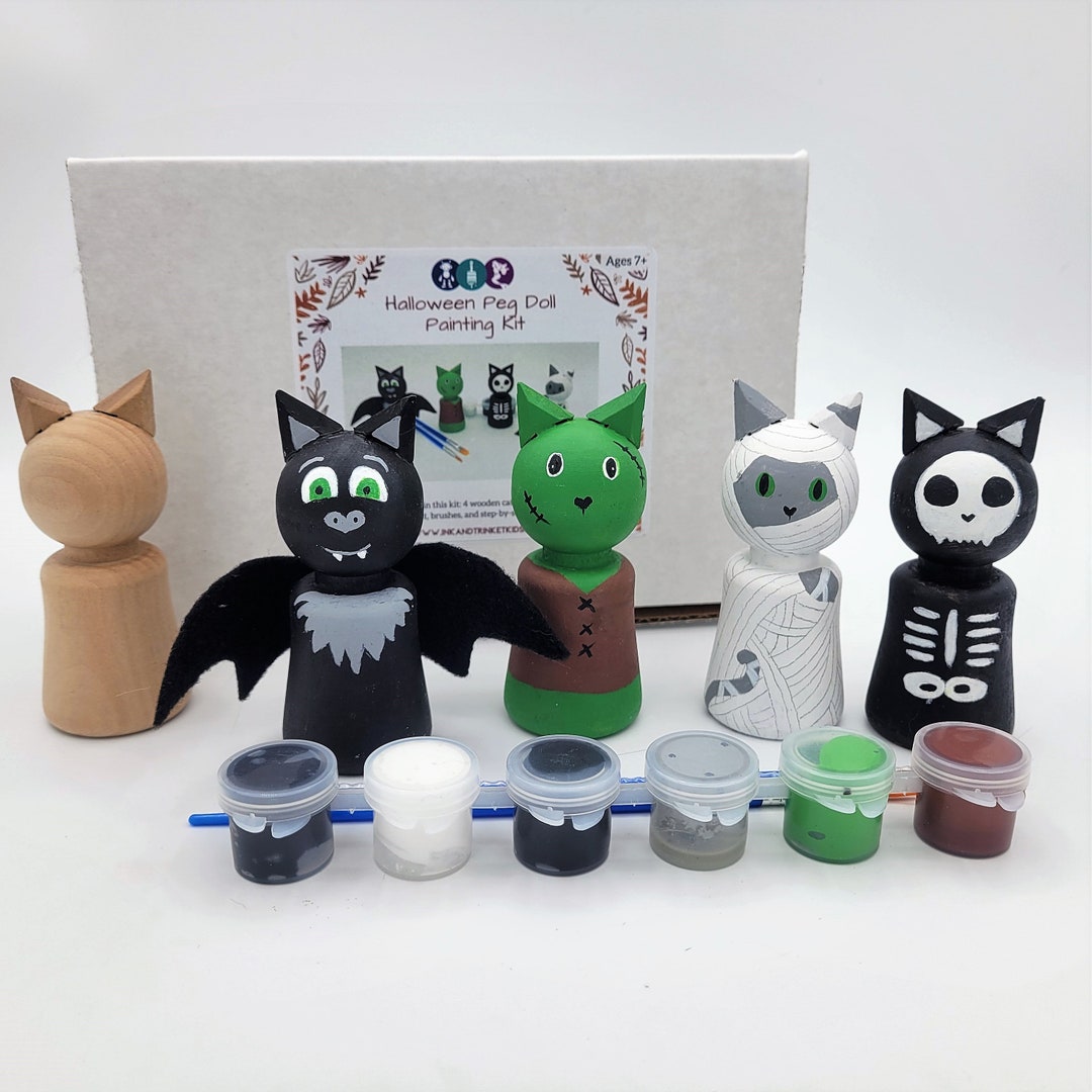 Craft Kits, Monster Cat Halloween Toy, DIY Kit, DIY Crafts, Gifts for ...