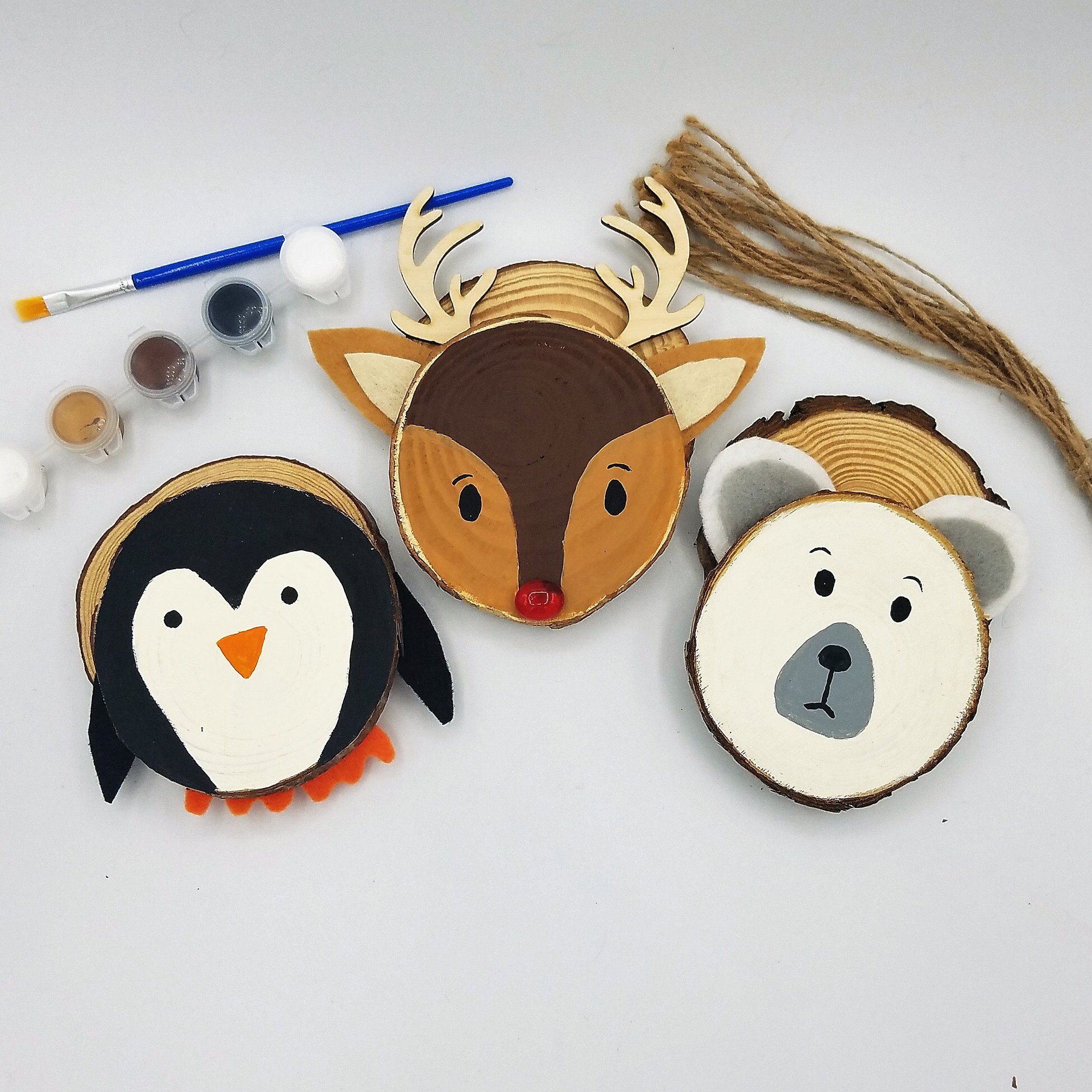 Craft Kit for Kids Christmas Ornament Craft Kit DIY Crafts - Etsy