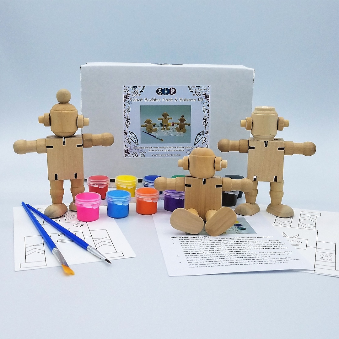 Craft Kits, DIY Robot Painting Set, Gifts for Kids, DIY Kit, DIY Crafts ...