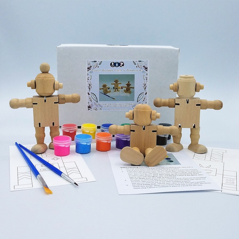Robot Painting - Etsy