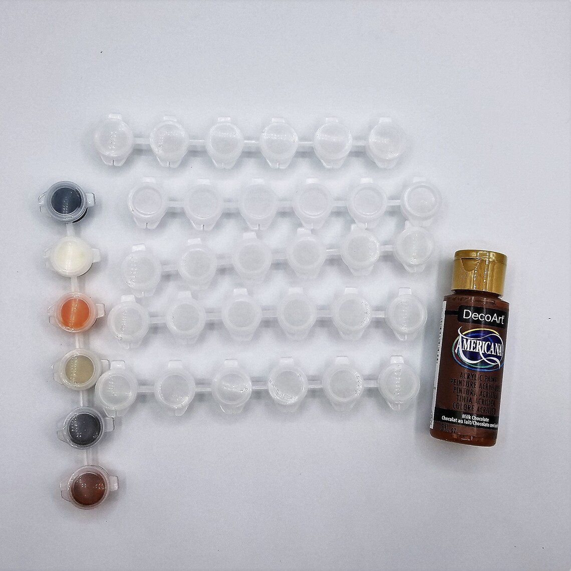 Paint Pot Strips 3ML Empty Paint Pots Bulk 3ML Paint Pot | Etsy