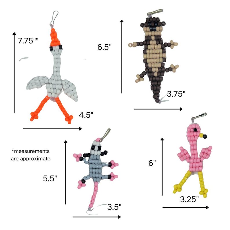 Bead Pattern - Pony Bead Animal PATTERN ONLY - Otter Bead Craft ...