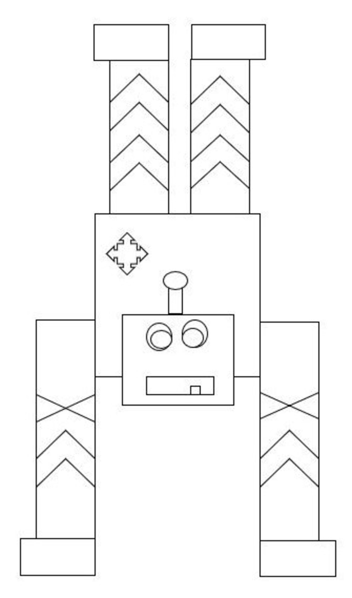Crafts for Kids, Printable STEM Activity, Balance Robots, Printable ...
