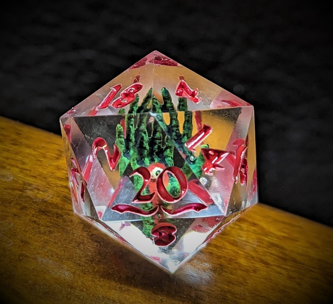 Hand of Vecna D20 Custom Miniature Die - Etsy
