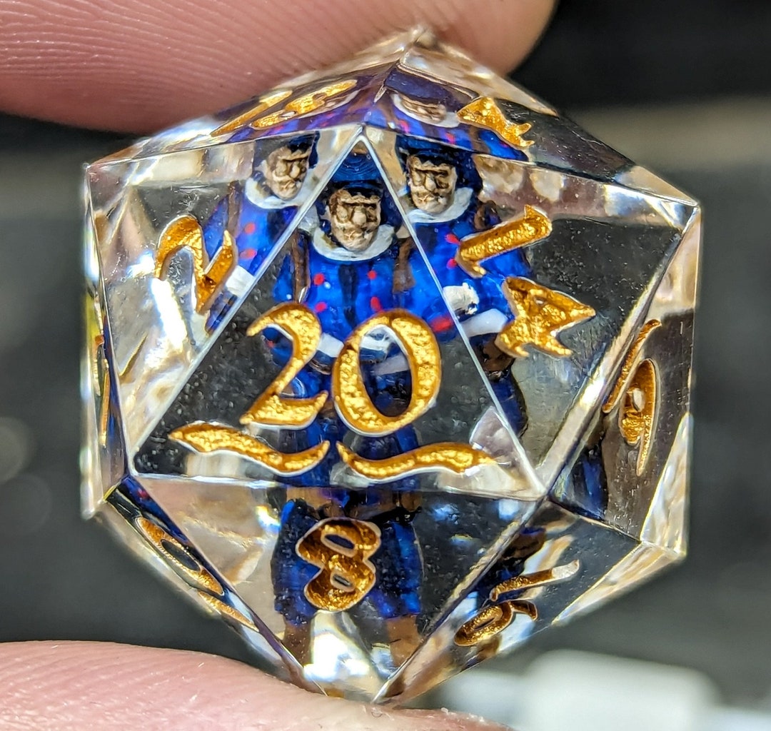 Volo D20 (baldur's Gate Handmade Character Die) - Etsy
