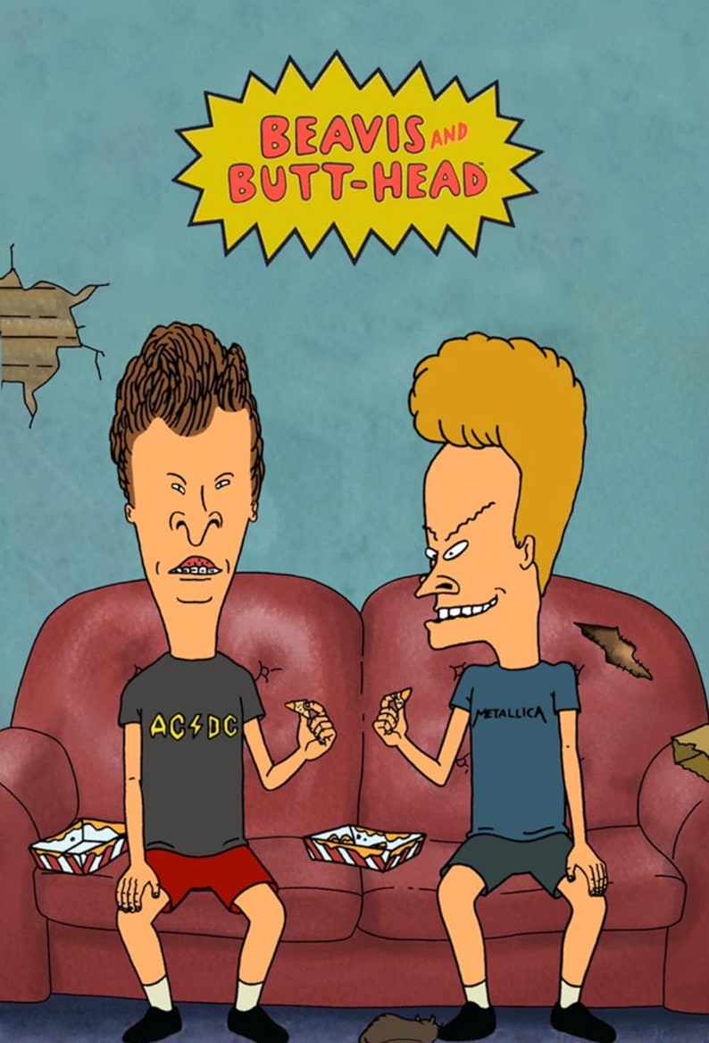 Beavis and Butthead Graphic T-shirts - Etsy